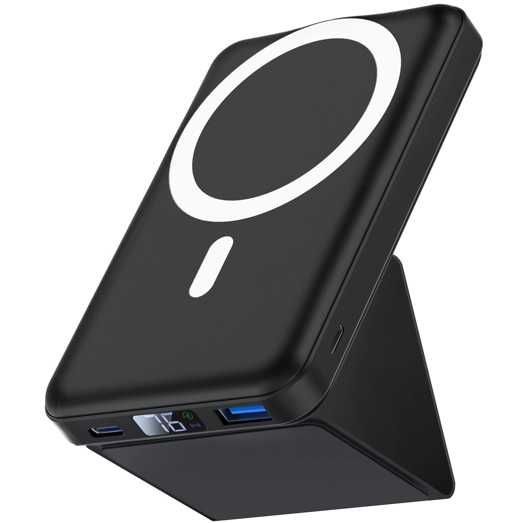 Mua podoru Magnetic Power Bank, Foldable 10000mAh Wireless Magnetic ...