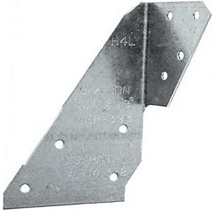 Amazon.com: Simpson Strong Tie H4 20-Gauge Hurricane Tie 100-per Box ...