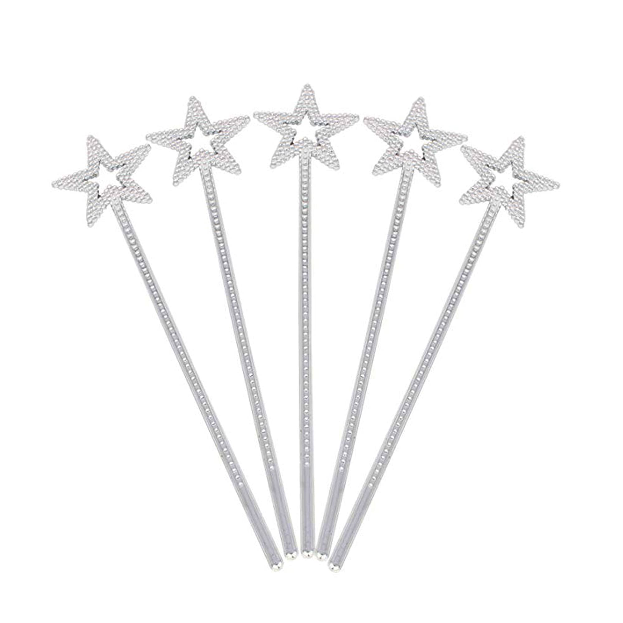 Mua MYUBWTF 5PCS Silver 13 Inches Star Wand Elf baton, Angel Star Magic ...