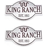 Amazon.com: 1pc OEM King Ranch Front Door Tailgate Emblem Badge 3D ...