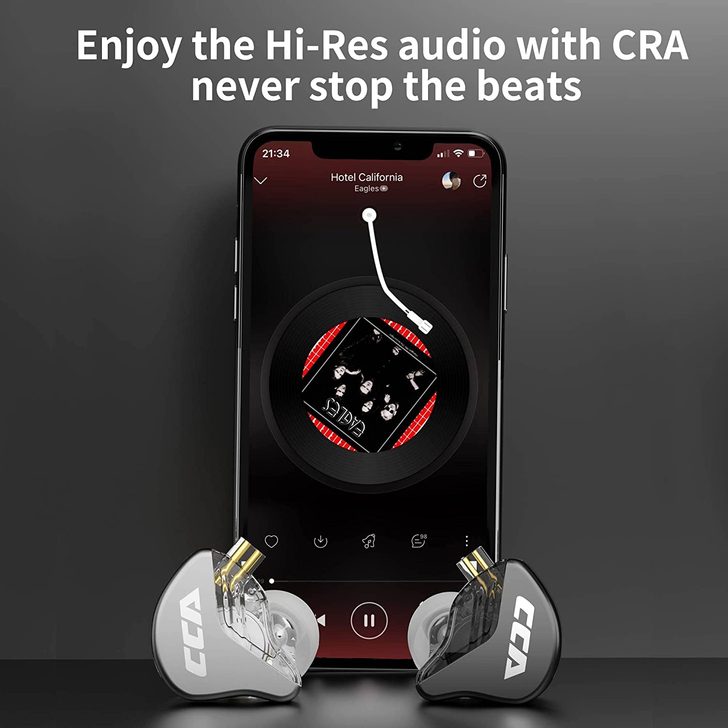 Mua CCA CRA in Ear Monitor Headphones, Ultra-Thin Diaphragm Dynamic ...