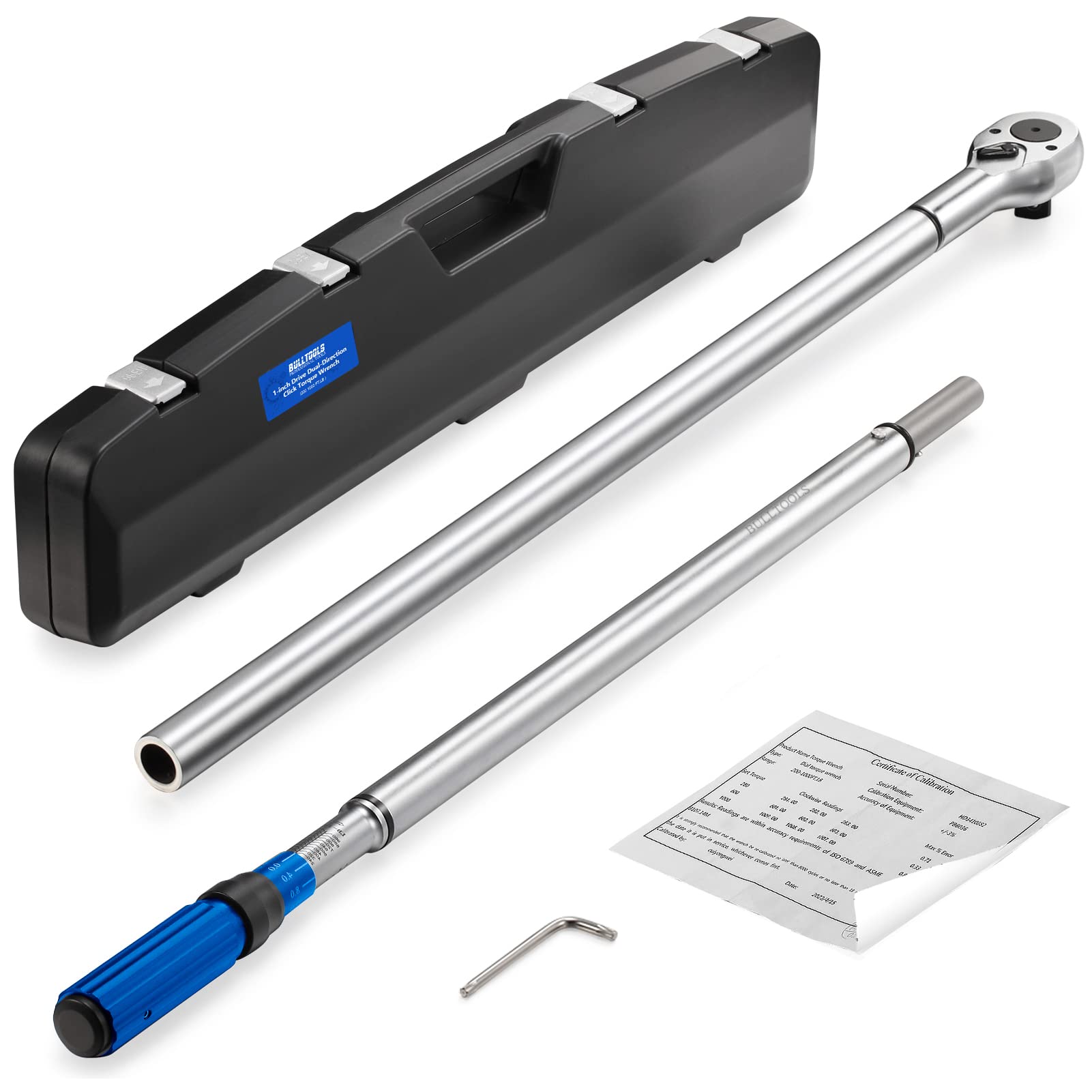 Mua BULLTOOLS 1-Inch Drive Click Torque Wrench, Dual-Scale Adjustable Torque Wrench Set with a ...