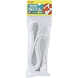 Amazon | ELPA 平型コード 片プラグ付 12A 2m PC-20H | 多芯ケーブル | 産業・研究開発用品 通販