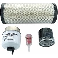 Amazon.com: Miller 252782 Filter Kit With MA250132E For Mitsubishi S4L2 ...