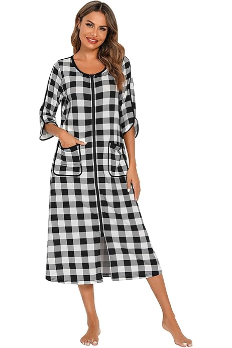 bathrobe pattern with zipper