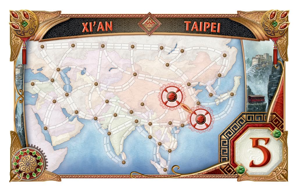 Mua Ticket to Ride Asia Board Game EXPANSION - Expand Your Railway ...