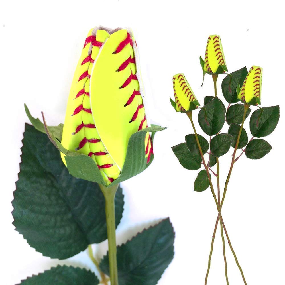 Amazon.com: Softball Rose (Pack of 3): Handmade