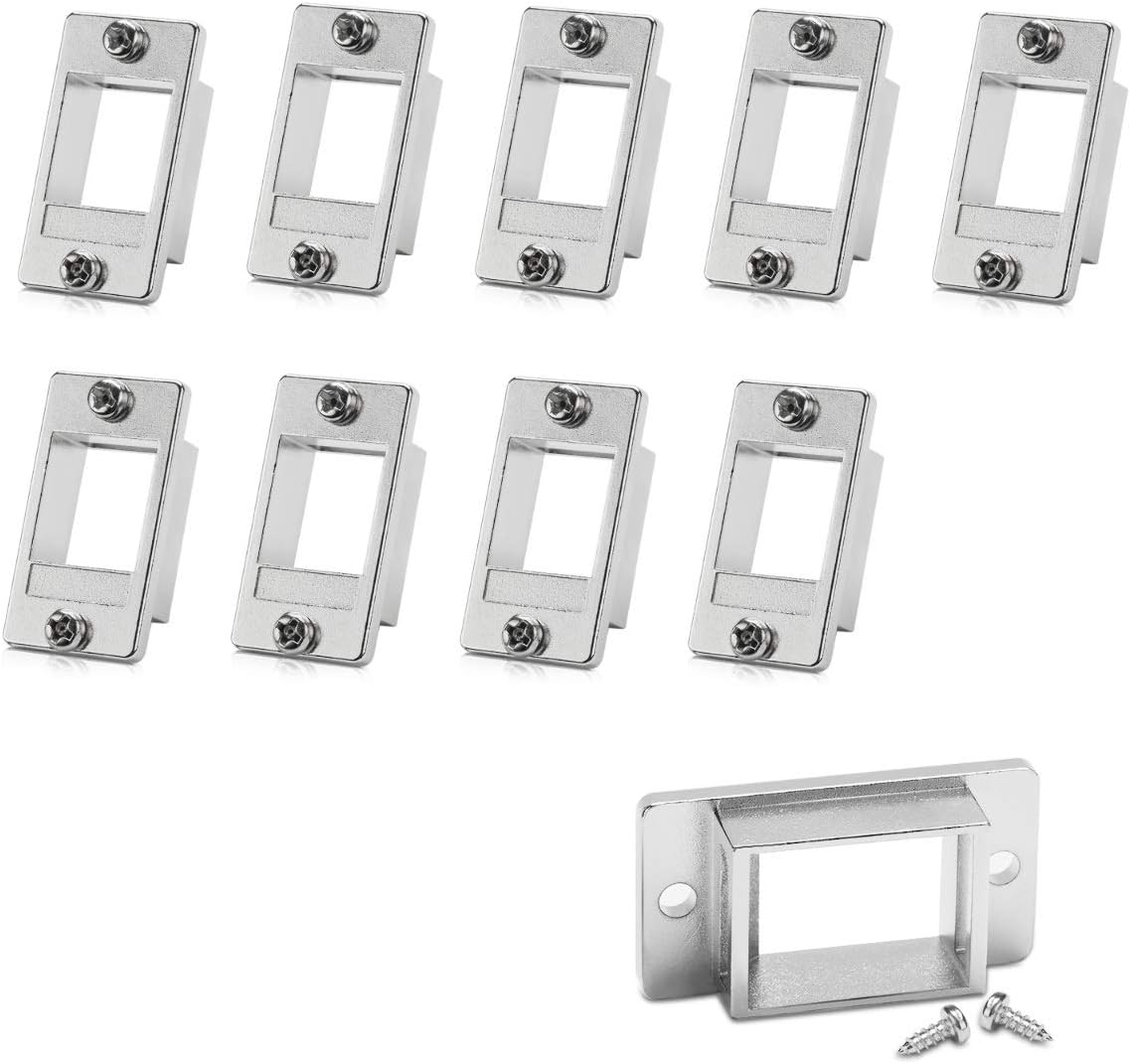 kwmobile Keystone Module Mounting Brackets (Pack of 10) – Snap-In ...