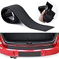 Amazon.com: Advgears Rear Bumper Protector Guard Universal Black Rubber ...