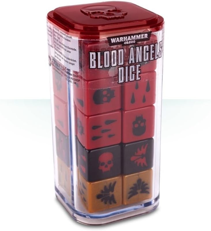 Games Workshop 99220101015 Warhammer 40000 Blood Angels Dice: Amazon.co ...