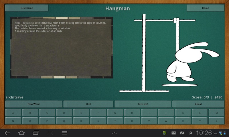 Hangman - Word Game, Puzzle, Vocabulary Builder:Amazon.com:Appstore for ...