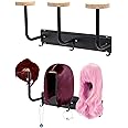 Amazon.com: Telawsfun Wig Hanger Holder Rack for Multiple Wigs, Wall ...