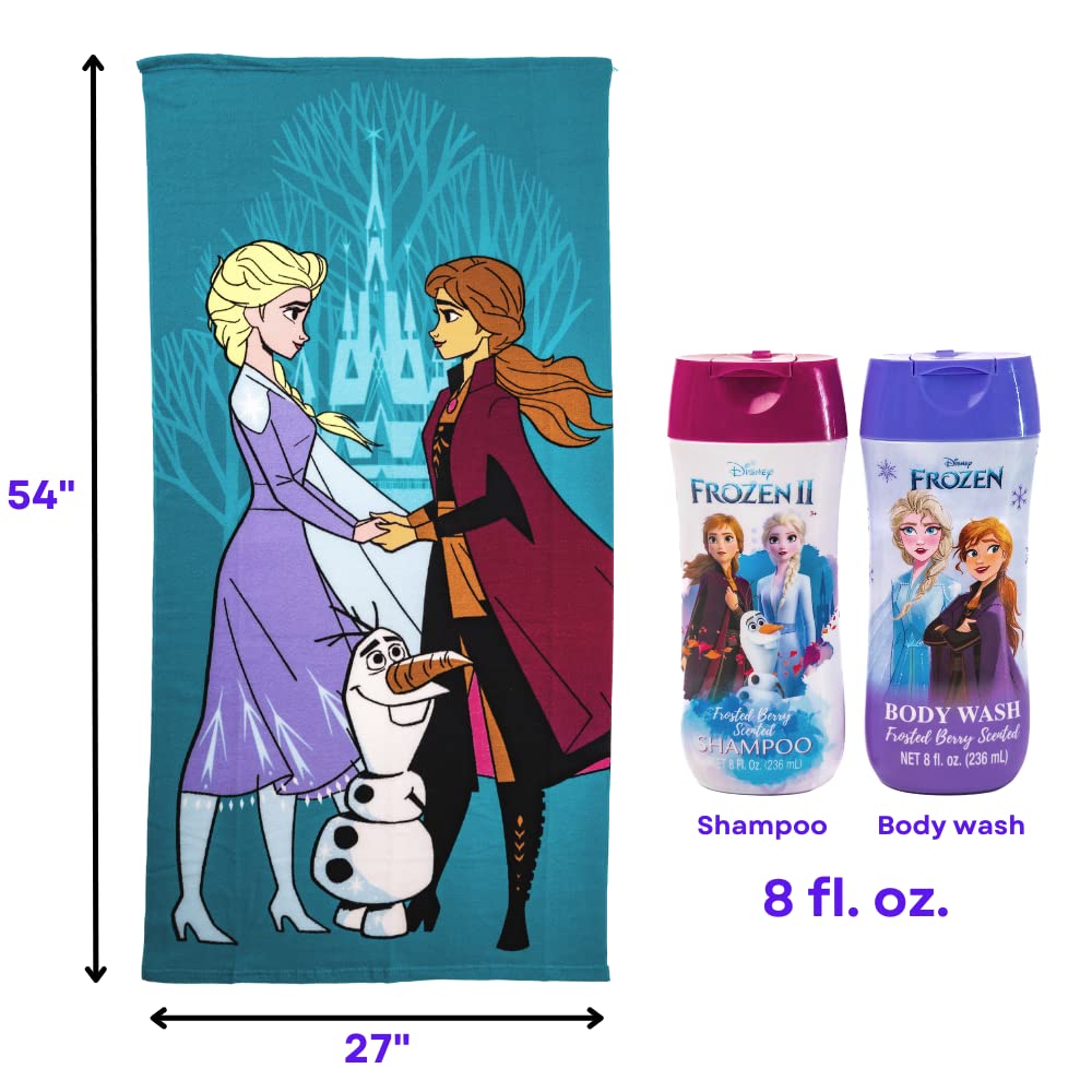 Mua Disney Frozen Beach, Pool or Bath Towel Set with Frozen Shampoo and ...