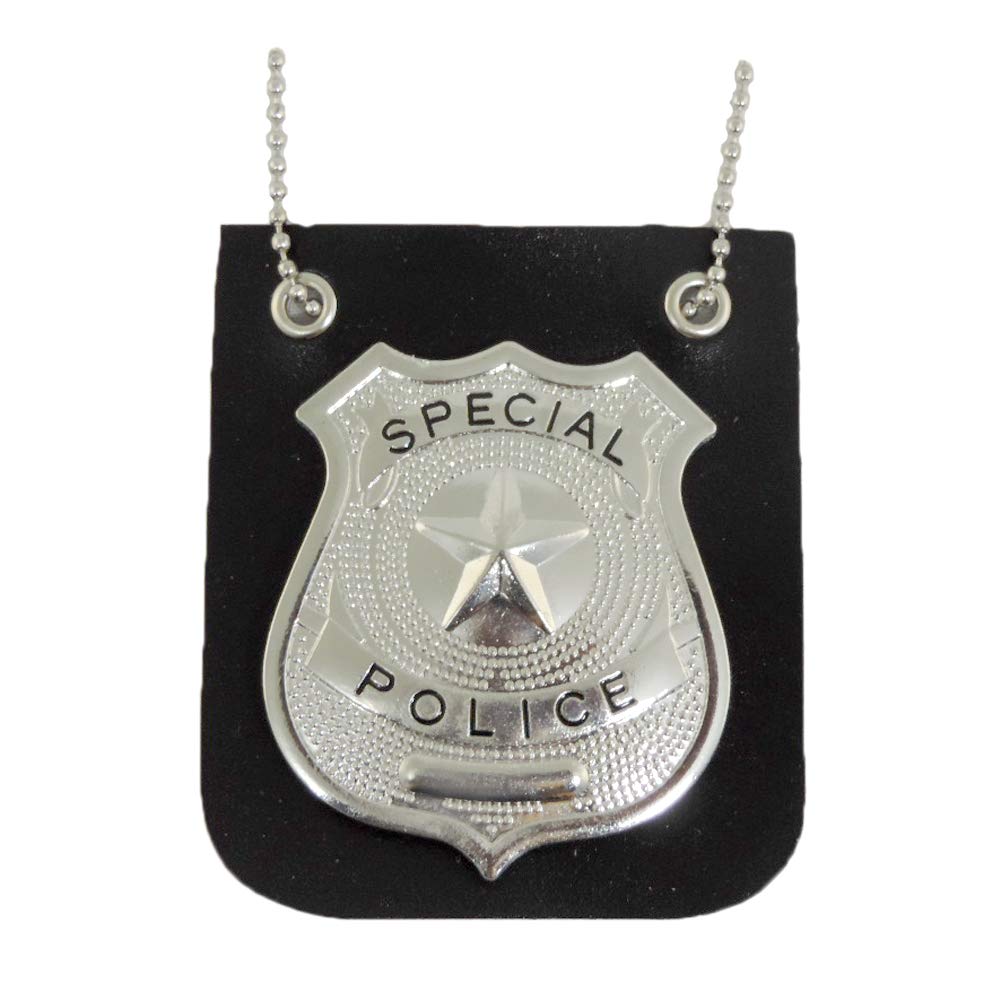 Amazon.com: Pretend Play Police Badge With Chain Fashion Necklace: Toys ...