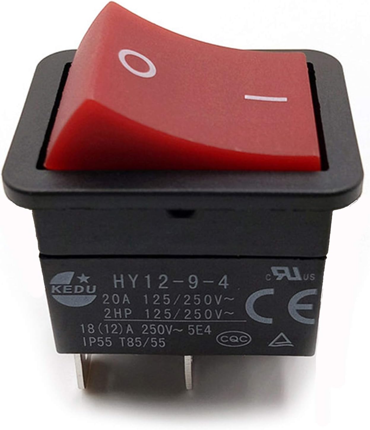 1pc 4 Pin IP55 T85 HY12-9-4 Power On Off Rocker Switch Push Button ...