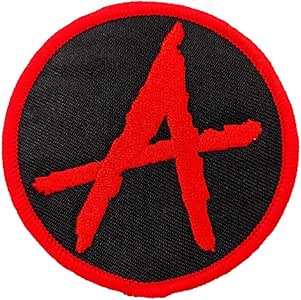 Amazon.com: 3'' Anarchy Symbol Punk Rock Anarchist Political ...