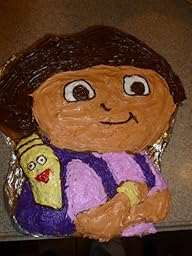 Amazon.com: Wilton Dora the Explorer Aluminum Back Pack Cake Pan ...