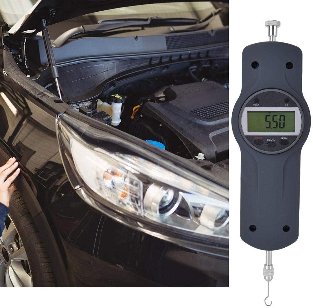 Force Gauge, Digital Dynamometer Push and Pull Tester Meter with 5 Side ...