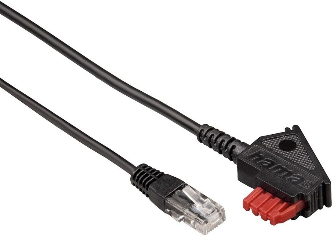 Hama DSL-Box Cable TAE F Male to Modular 8p2c Male Black – BigaMart