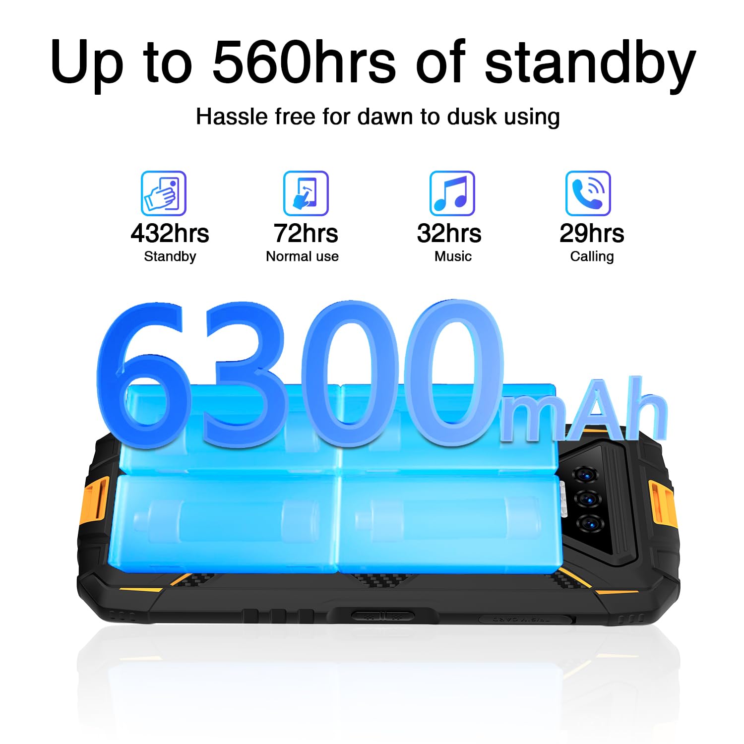 Mua DOOGEE S41T Rugged Phone Unlocked 2025,Android 14 6300mAh Battery ...