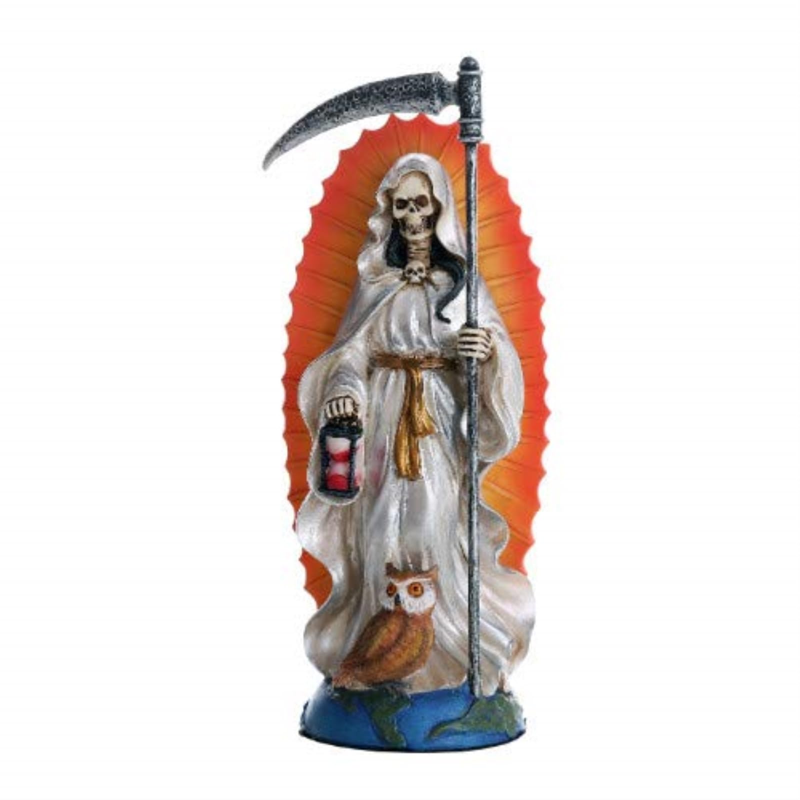 Santa Muerte Saint of Holy Death Standing Religious Statue 7.25 Inch ...