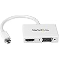 Amazon.com: StarTech.com Mini DisplayPort to HDMI and VGA Adapter ...