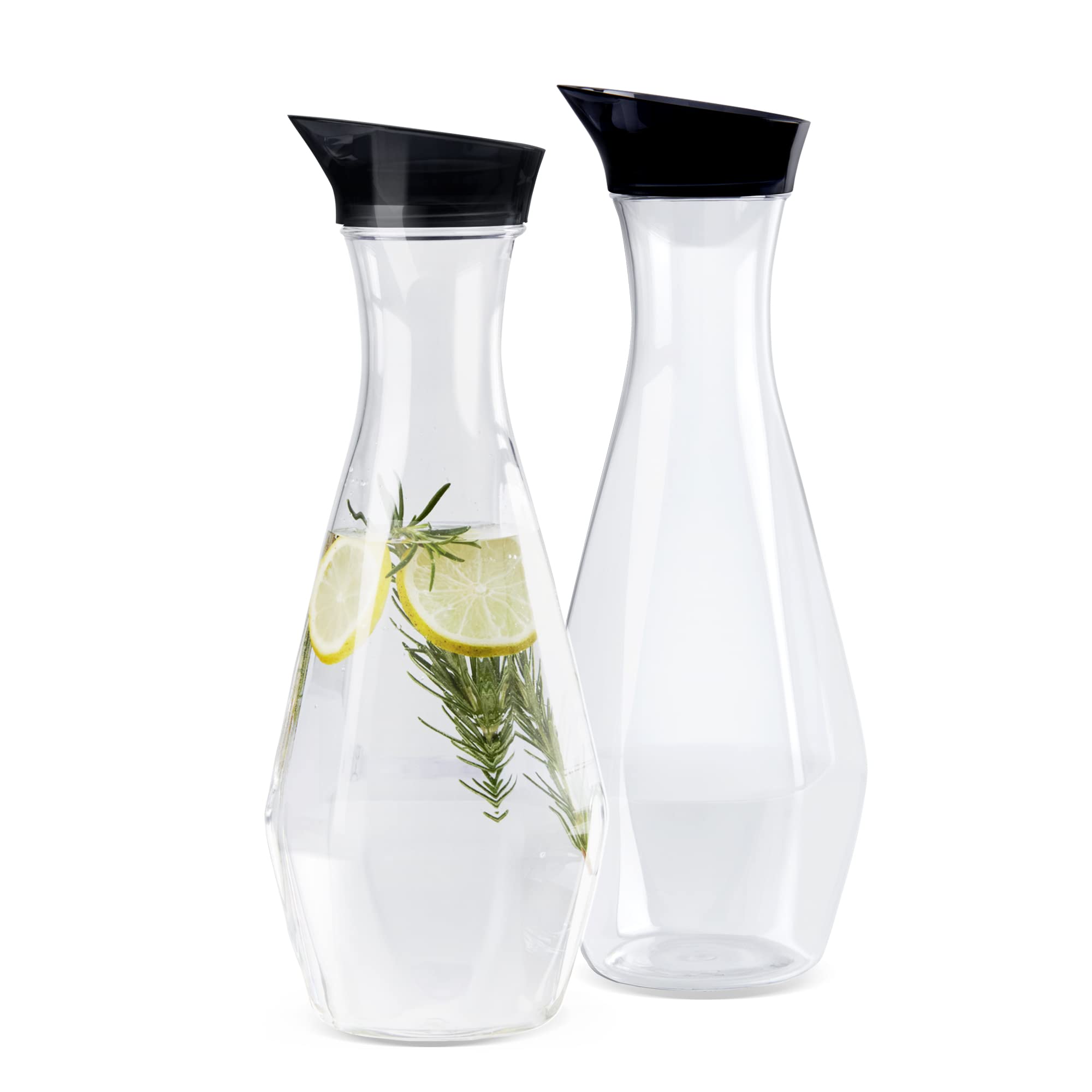 Mua GrandTies 2 Pack 51oz Diamond Shape Acrylic Pitcher with Auto-Close ...