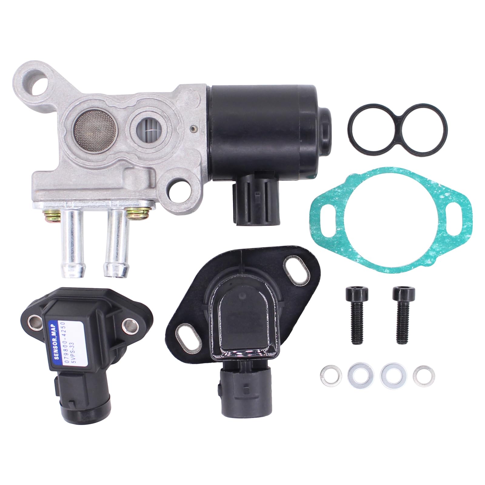 MOTOKU IAC Idle Air Control Valve MAP Manifold Absolute Pressure Seneor ...