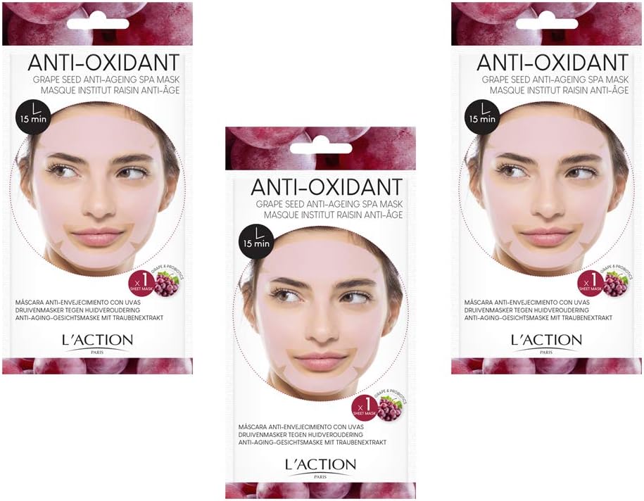 L’Action Paris Grape seed anti-aging spa mask – TRIO – BigaMart