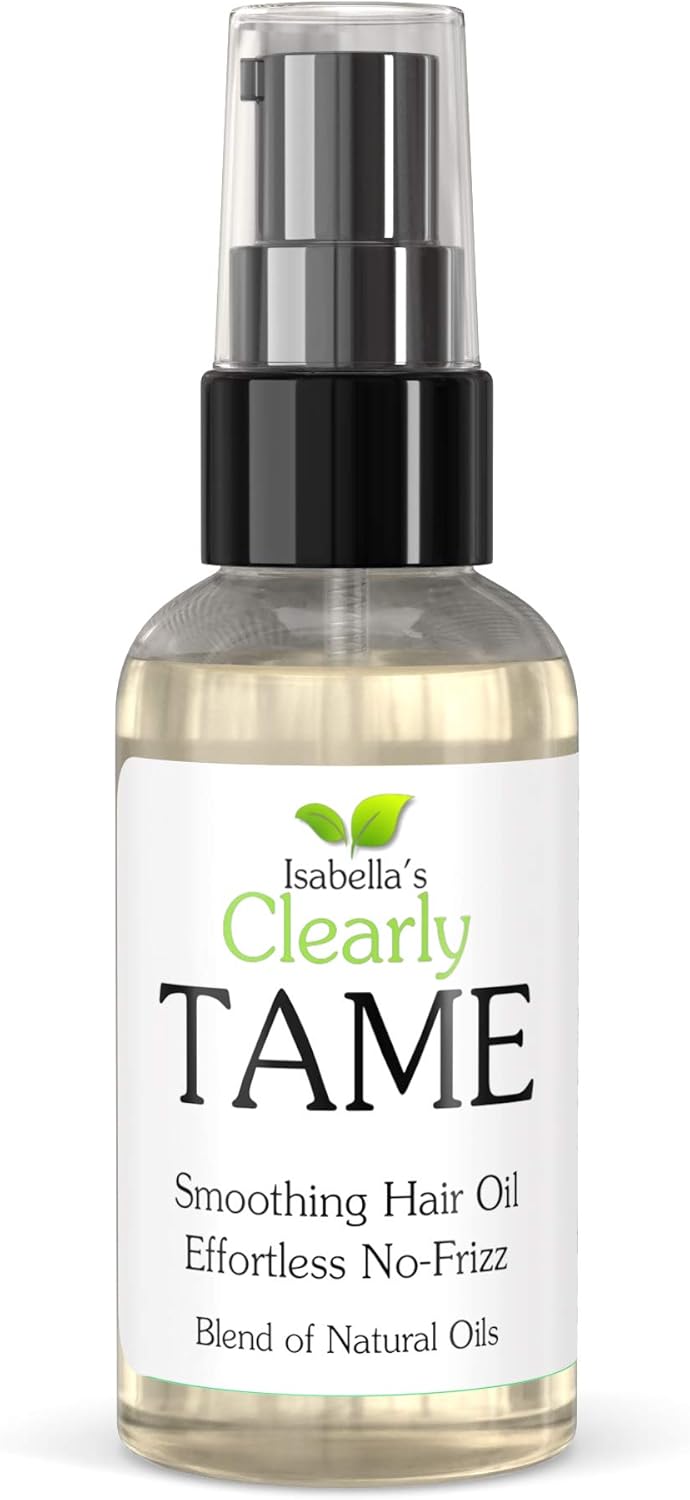 Clearly TAME Anti Frizz Smoothing Hair Oil | Natural Lightweight Serum ...
