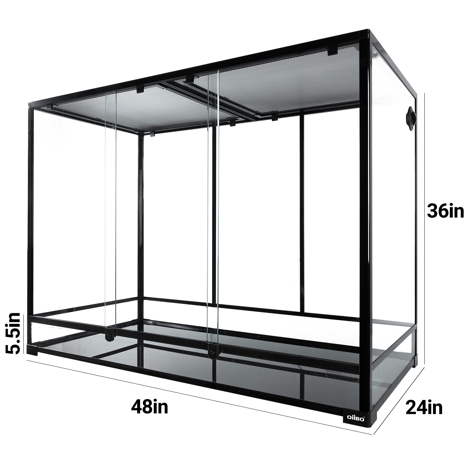 Mua OIIBO 180 Gallon Large Glass Reptile Terrarium, 48" x 24" x 36 ...