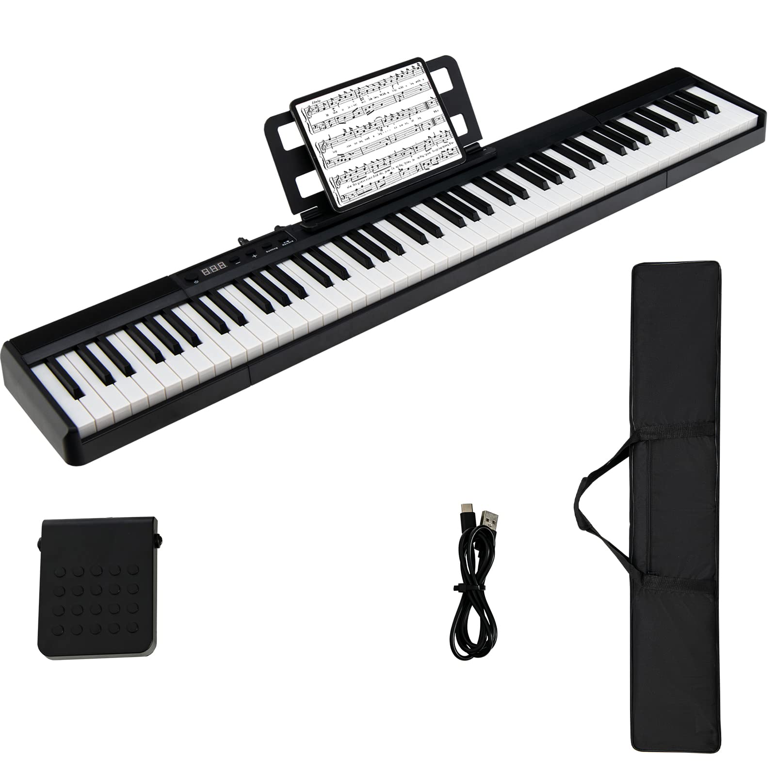 Mua COSTWAY 88-Key Digital Piano Keyboard, Full Size Semi-Weighted ...