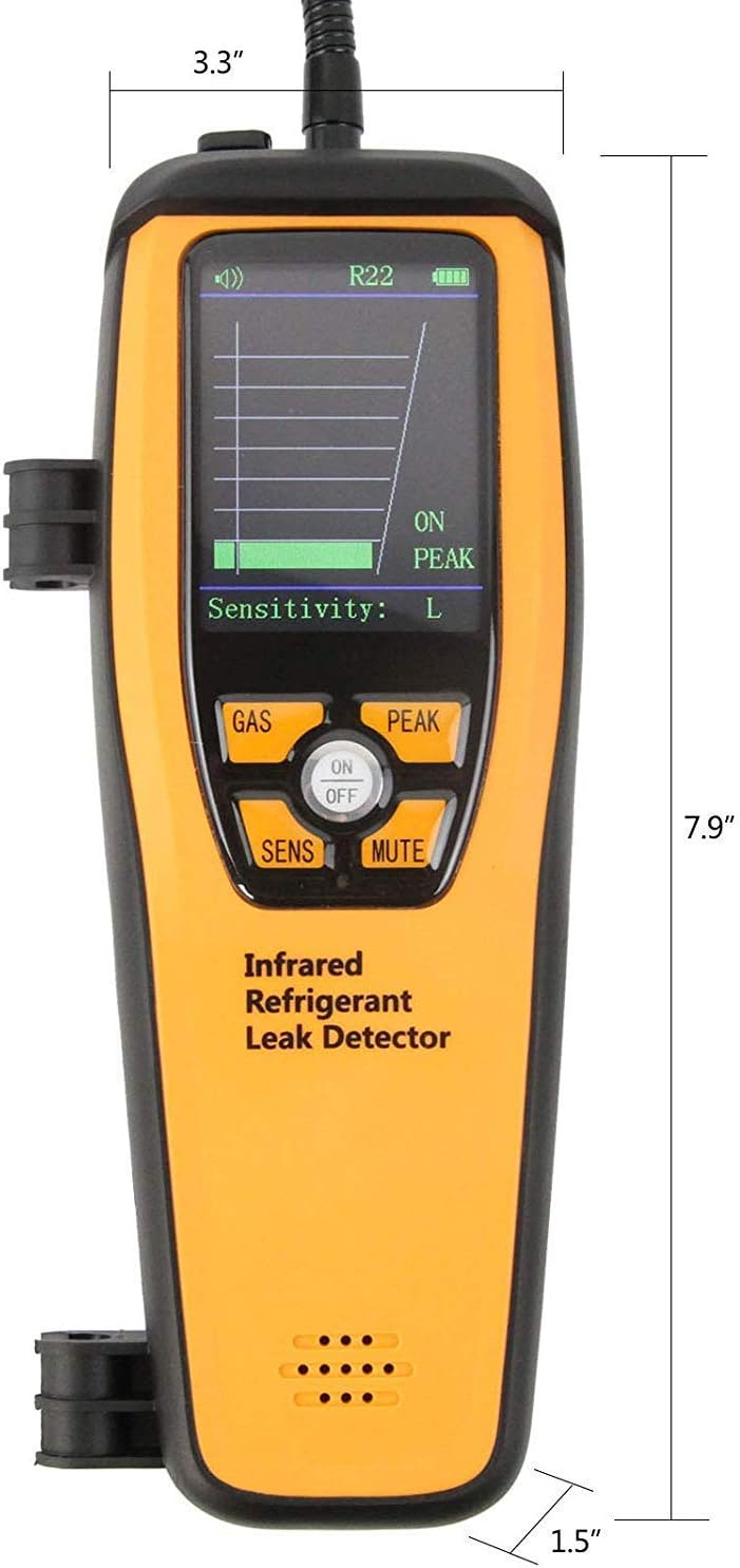 Refrigerant Infrared Leak Detector,Therm La Mode High Sensitivity Gas ...