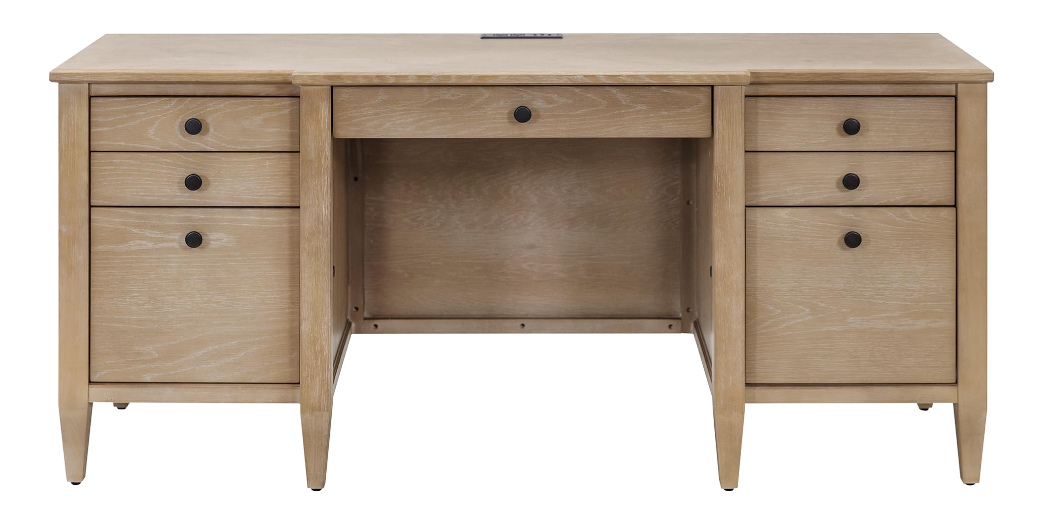 Martin Furniture Modern Wood Credenza, Wood Office Desk, Writing Table ...
