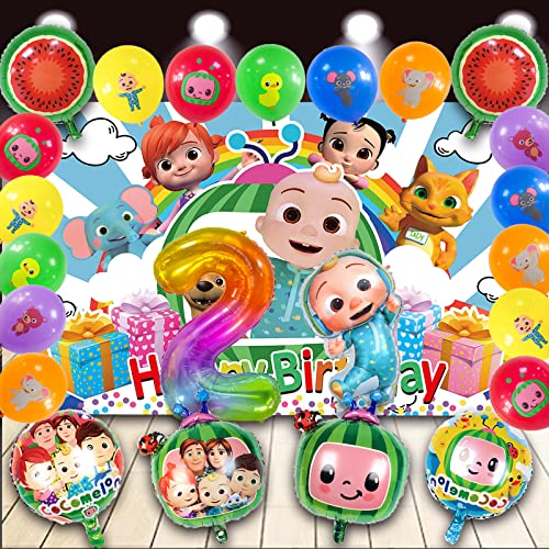 Coco Cartoon Melon Party Supplies,Birthday Decorations Include Coco ...