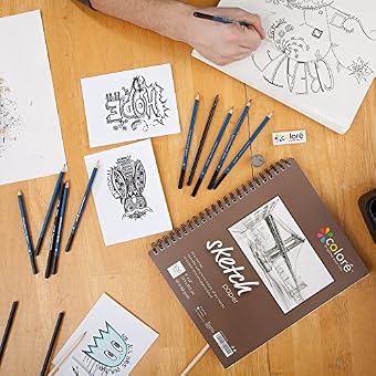 Colore Sketch Pad - Durable Sketching Paper And Notebook Material ...