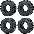 Amazon.com: RCLIONS 4pcs Rubber Micro 1" RC Wheel Tyres Tires with Foam Insert for All 1/24 ...