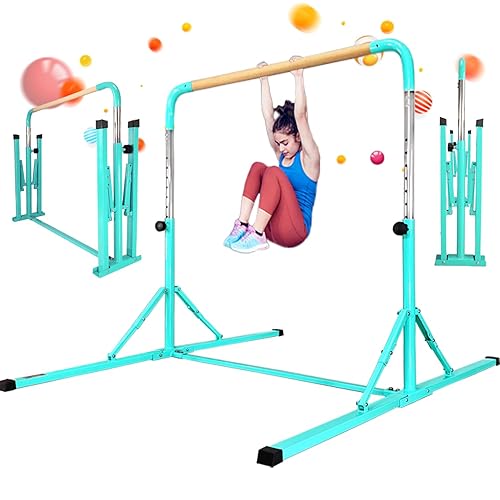 PreGymnastic No Wobble Gymnastics Bar, 6ft Long Base Gymnastic bar for ...