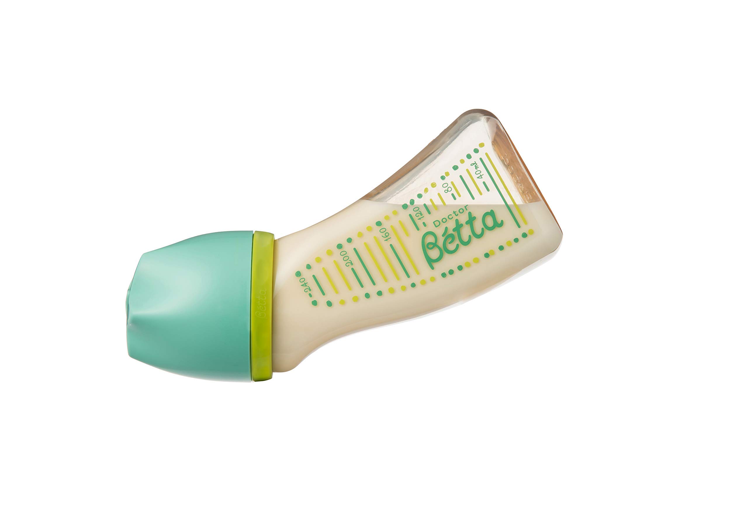 Mua Betta Dr. Betta Baby Bottle, Wide Mouth, WS2, Green, 8.5 fl oz (240 ml), 0 Months-Made by ...