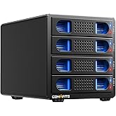Amazon.com: CENMATE Dual Bay Hard Drive RAID Enclosure with Cooling Fan ...