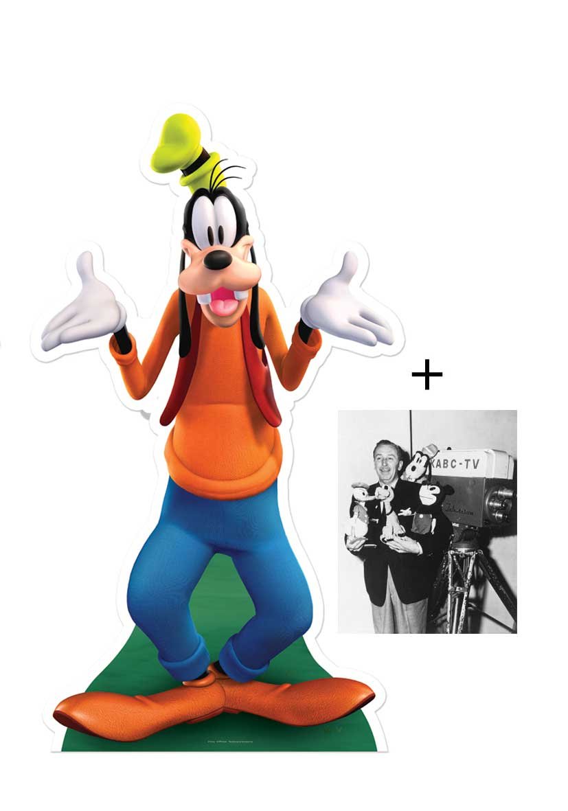 Buy *FAN PACK* - Goofy (Disney) LIFESIZE CARDBOARD CUTOUT (STANDEE ...