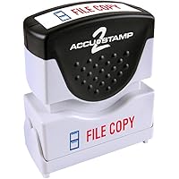 Amazon.com: ACCU-STAMP2 Message Stamp with Shutter, 1-Color, COPY, 1-5/8" x 1/2" Impression, Pre ...