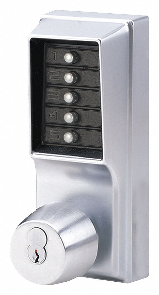 Push Button Lock, Entry, Key Override: Amazon.com: Industrial & Scientific