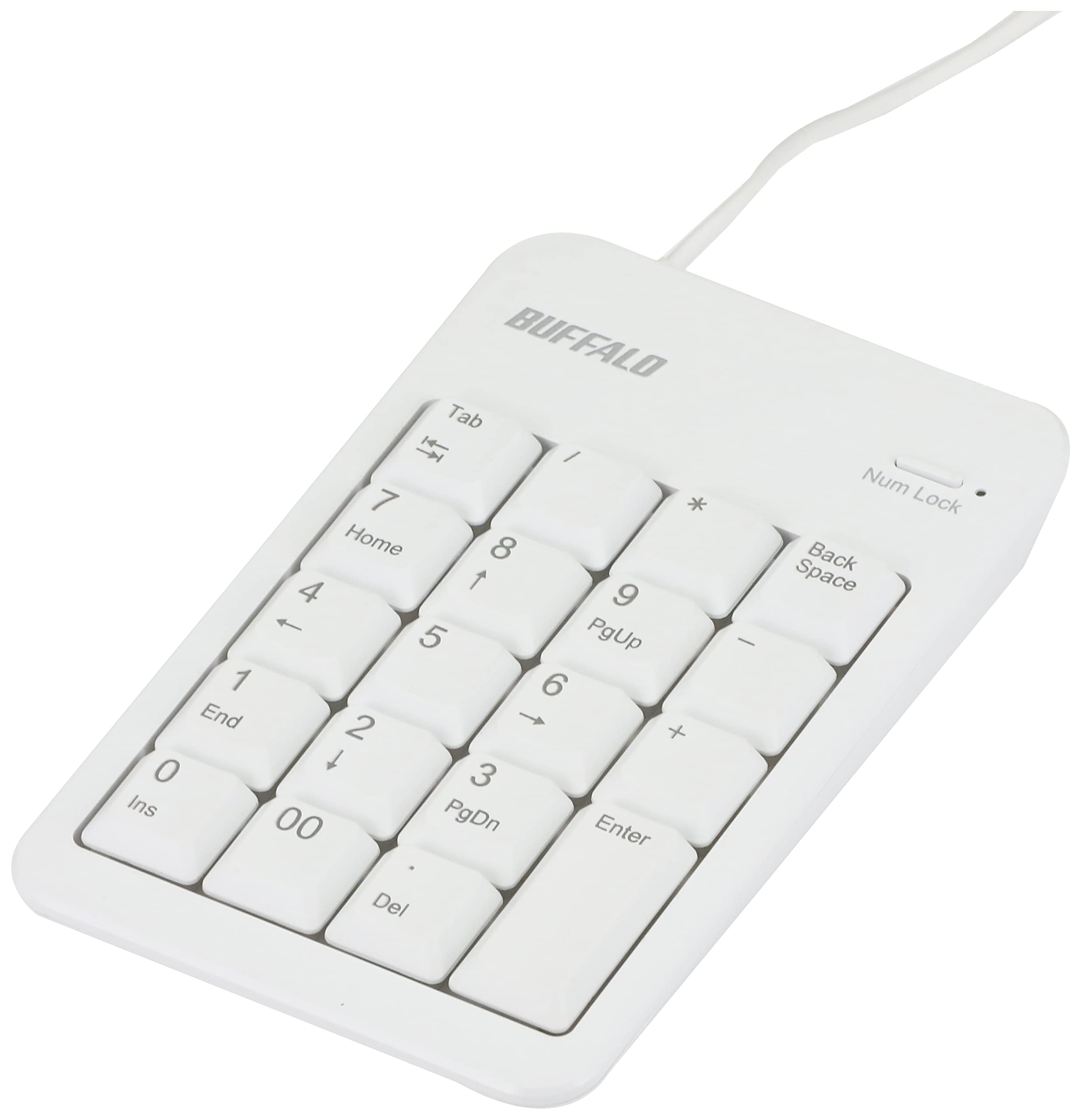 Mua BUFFALO BSTK100WH Wired Numeric Keyboard with Tab Key, White trên ...