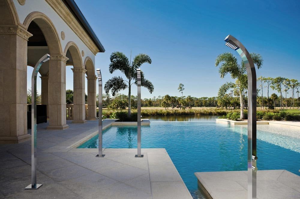 Bossini l00861 – Column Swimming Pool Arch-Pool Powered Floor Chrome ...