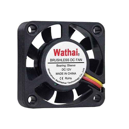 Wathai 40mm x 10mm DC Brushless Fan 12V 3Pin Cooling for 3D Printing ...