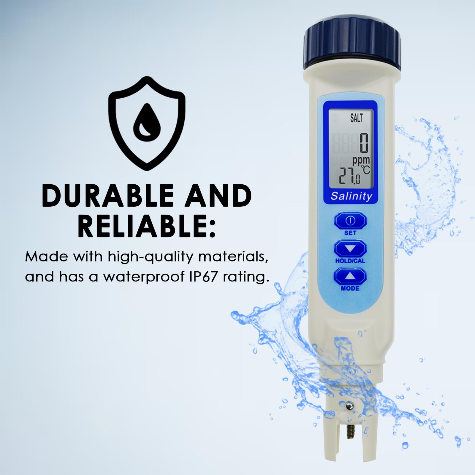 Mua 2 in 1 Salt Tester Digital Salinity Meter with ATC Salinity and ...