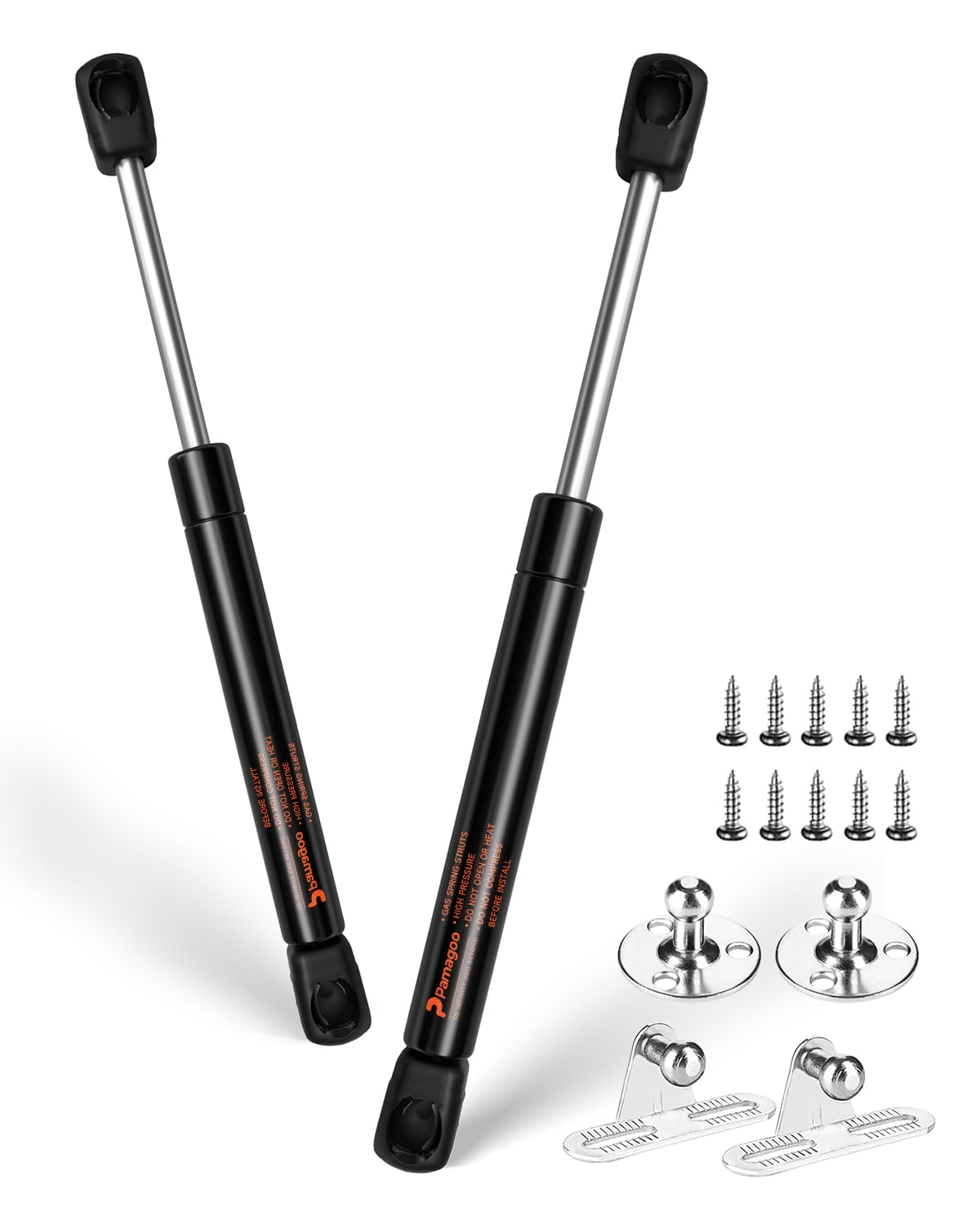 PAMAGOO C16-03213 10 Inch 13 Lbs Gas Struts, 10" 58 N Gas Shocks ...