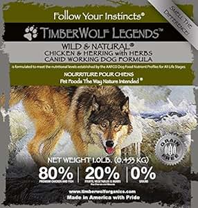 Amazon.com: TimberWolf Wild & Natural Legends - 01lb: Pet Supplies
