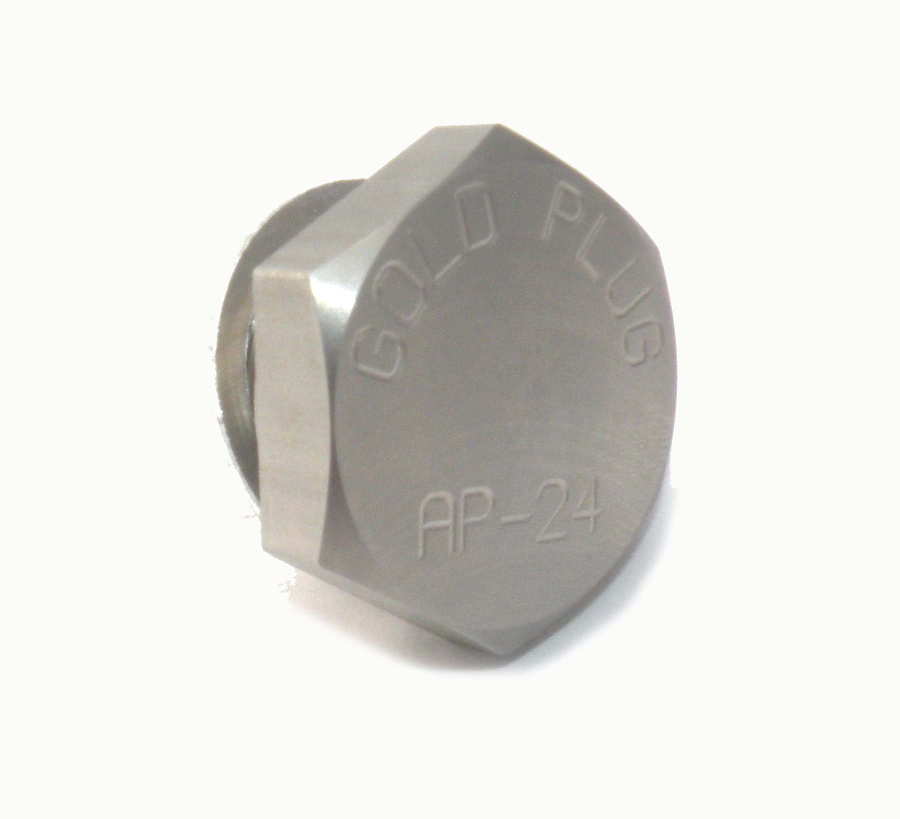 GoldPlug Stainless Steel Magnetic Drain Plug AP-24-1.25? Hex Head, M24 ...